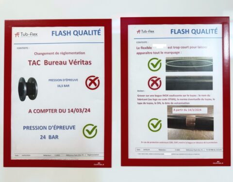 Checklist, FQR, Flash Qualité : Nos outils de contrôle qualité - Tub-Flex